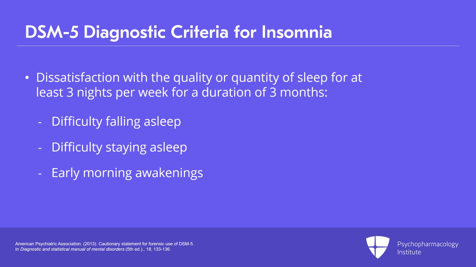 Psychopharmacology Institute